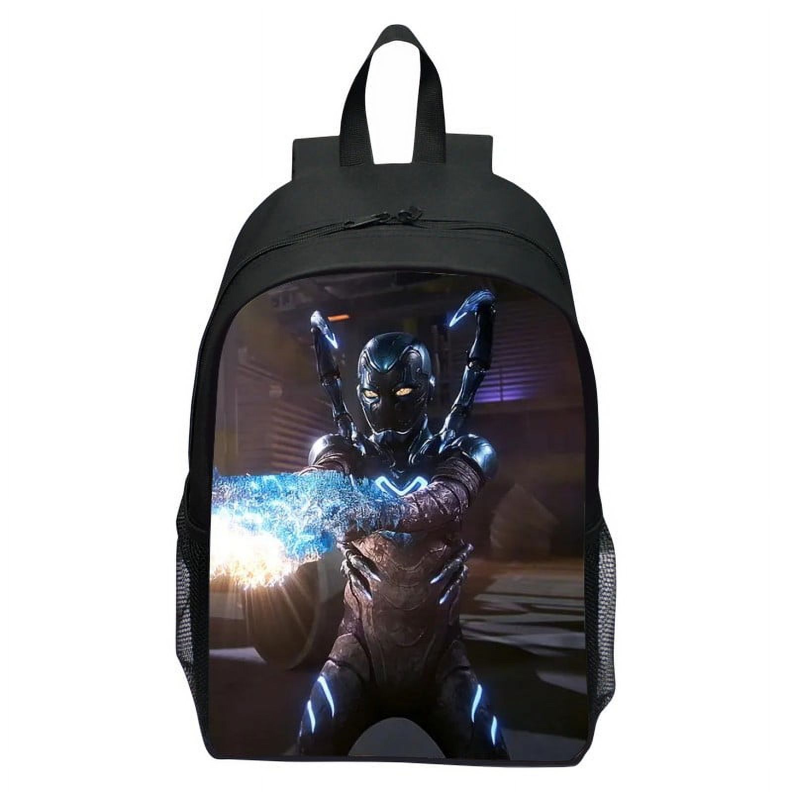 Blue Beetle Anime Backpack for Teens Womens Mens Stylish Daypack Purse ...