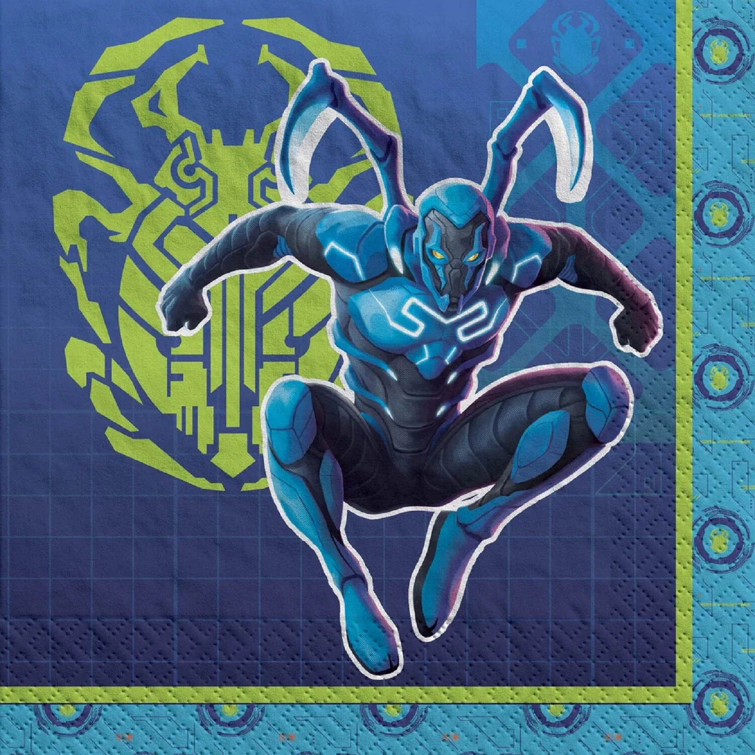 Blue Beetle Movie Dc Comics Superhero Birthday Party Paper Luncheon ...