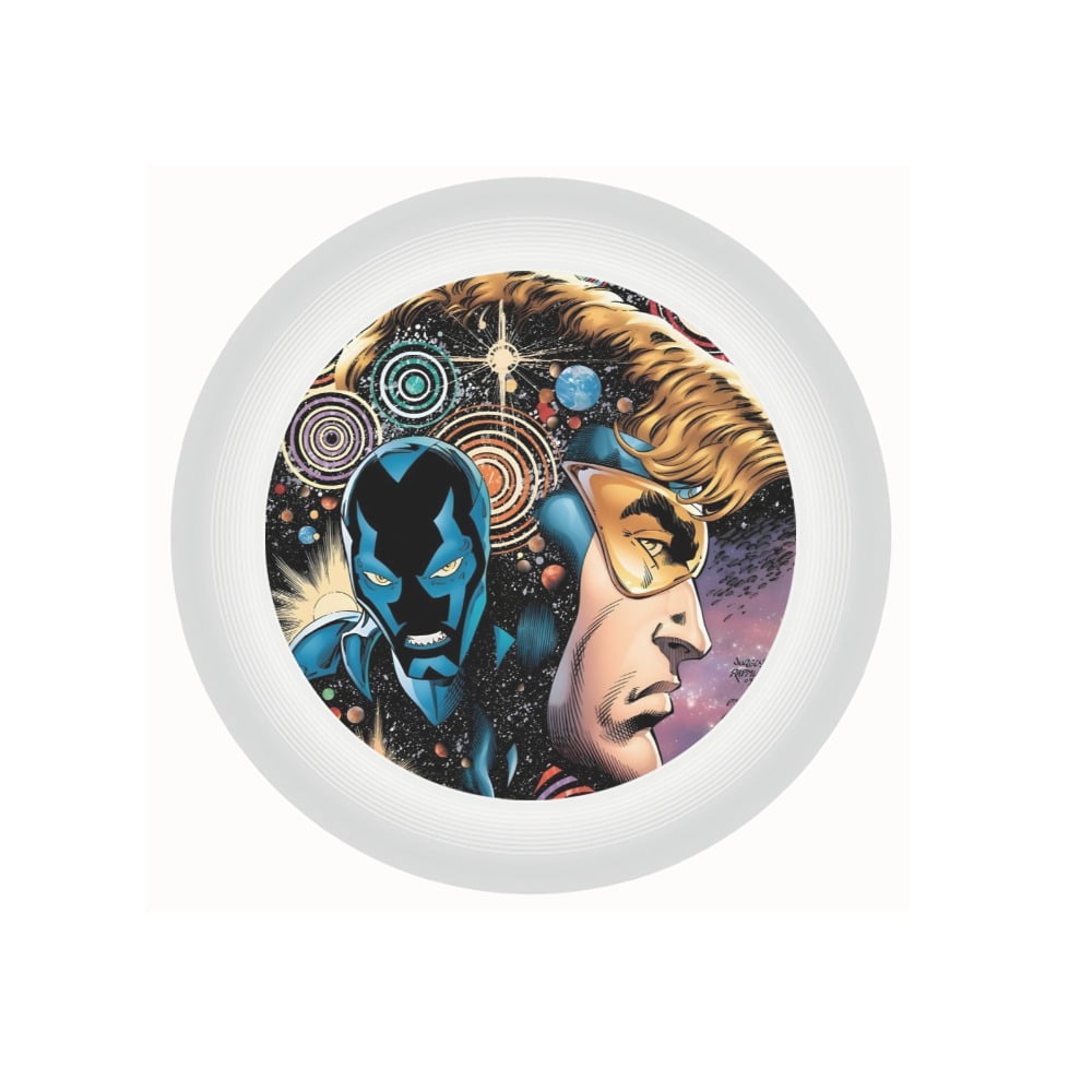 Blue Beetle Patterned Frisby Slip Resistant And Stable Throw With A ...