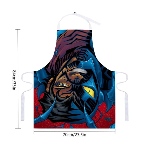 Blue Beetle apron with pockets and waterproof features, adjustable for ...
