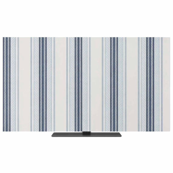 Blue Beige TV Dust Cover,Stretchable TV Screen Desktop Computer ...