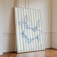 Blue Bikini Print Coastal Decor Cute Wall Print Beach House Wall Art ...