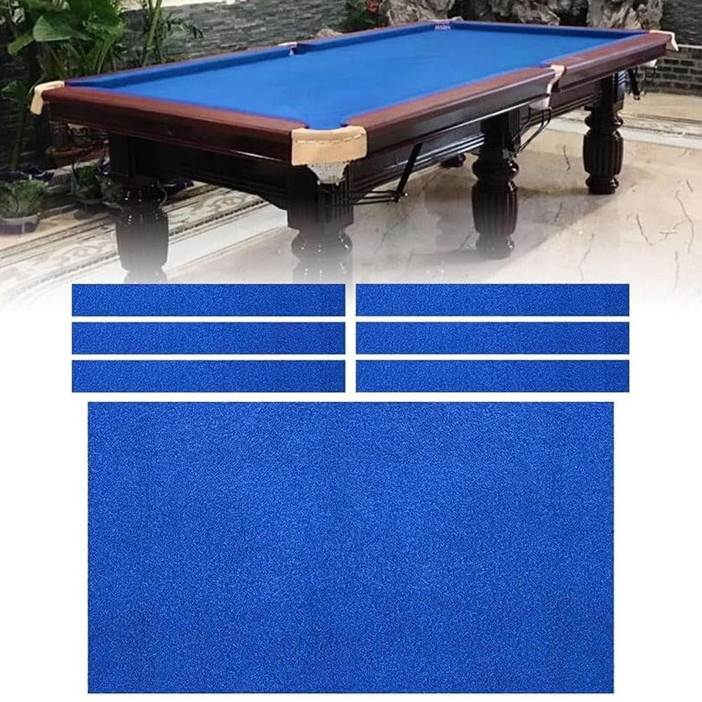 Blue Billiard Cloth, 7ft/8ft/9ft Pool Table Felt, Snooker Tablecloth ...