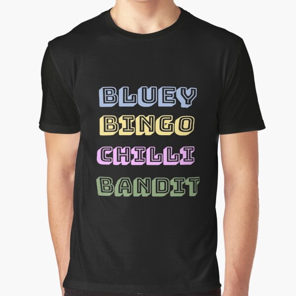 Blue Bingo Chilli Bandit Graphic T-Shirt - Walmart.com