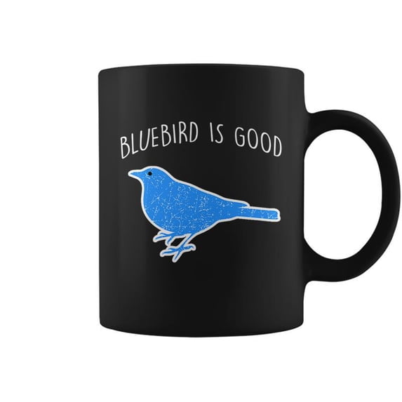 Blue Bird Is Good Happiness Blue Bird Tee Graphic Design Pri - Walmart.com