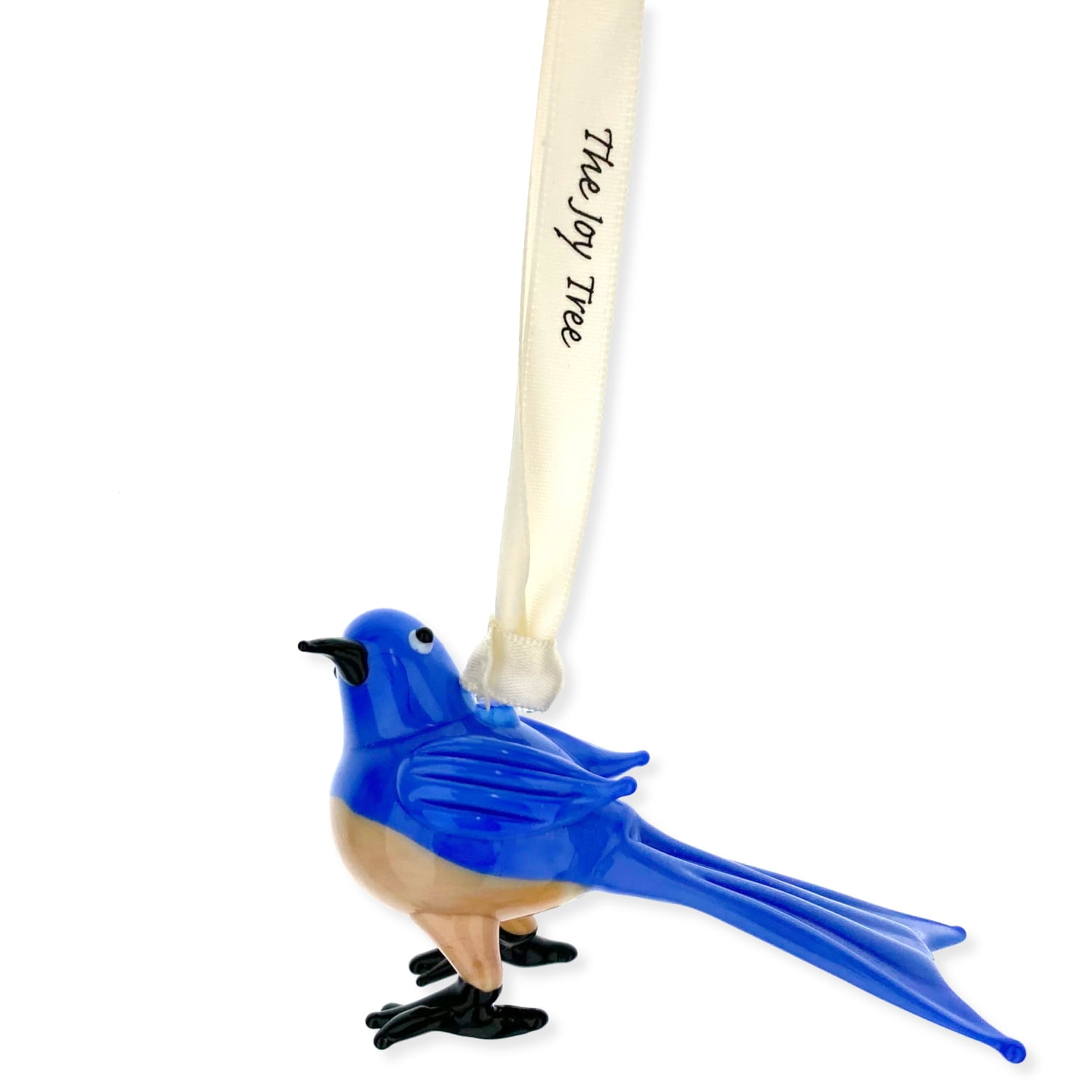 Blue Bird Ornament – Glass Art Hanging Figurine, Gift Boxed - Walmart.com