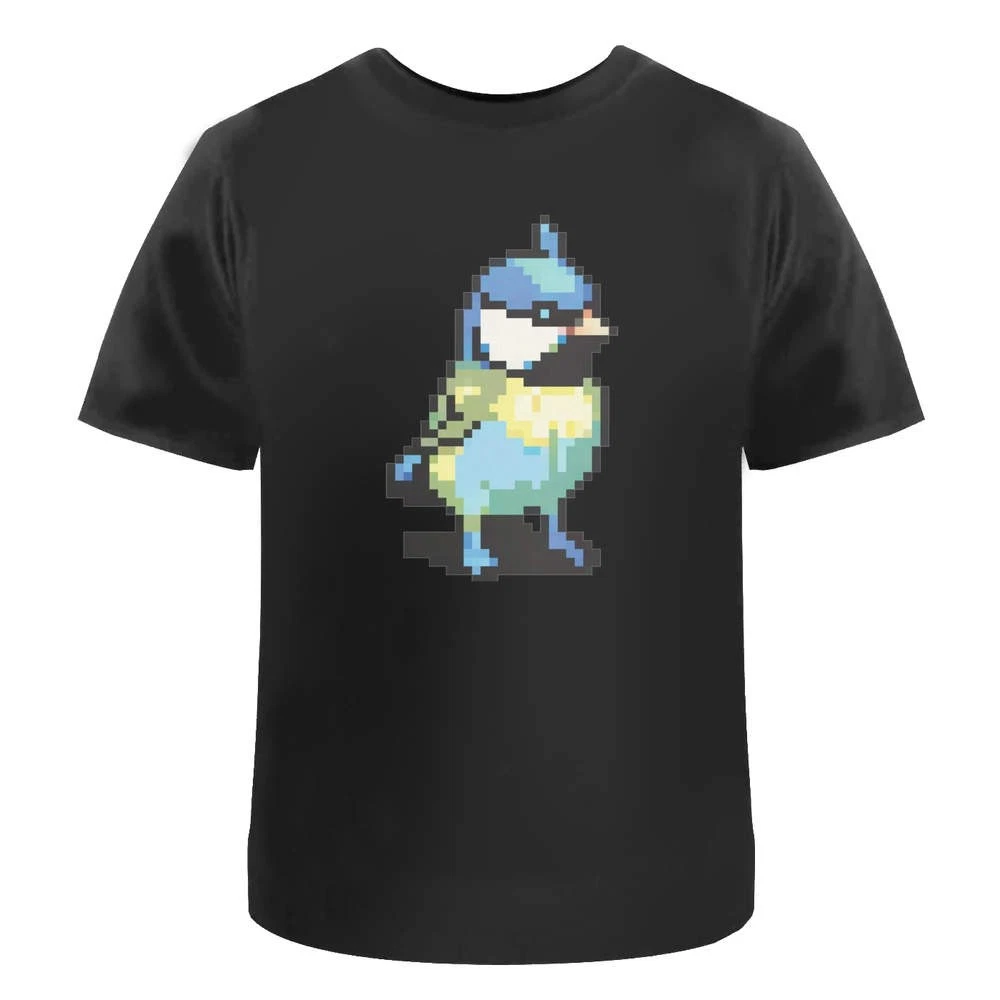 Blue Bird Pixel Art Unisex T-Shirt - 100% Cotton - Walmart.com