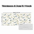 Blue Birds Floral Pattern Mouse Pad 31.5 x 11.82 Inches Rubber Desk ...