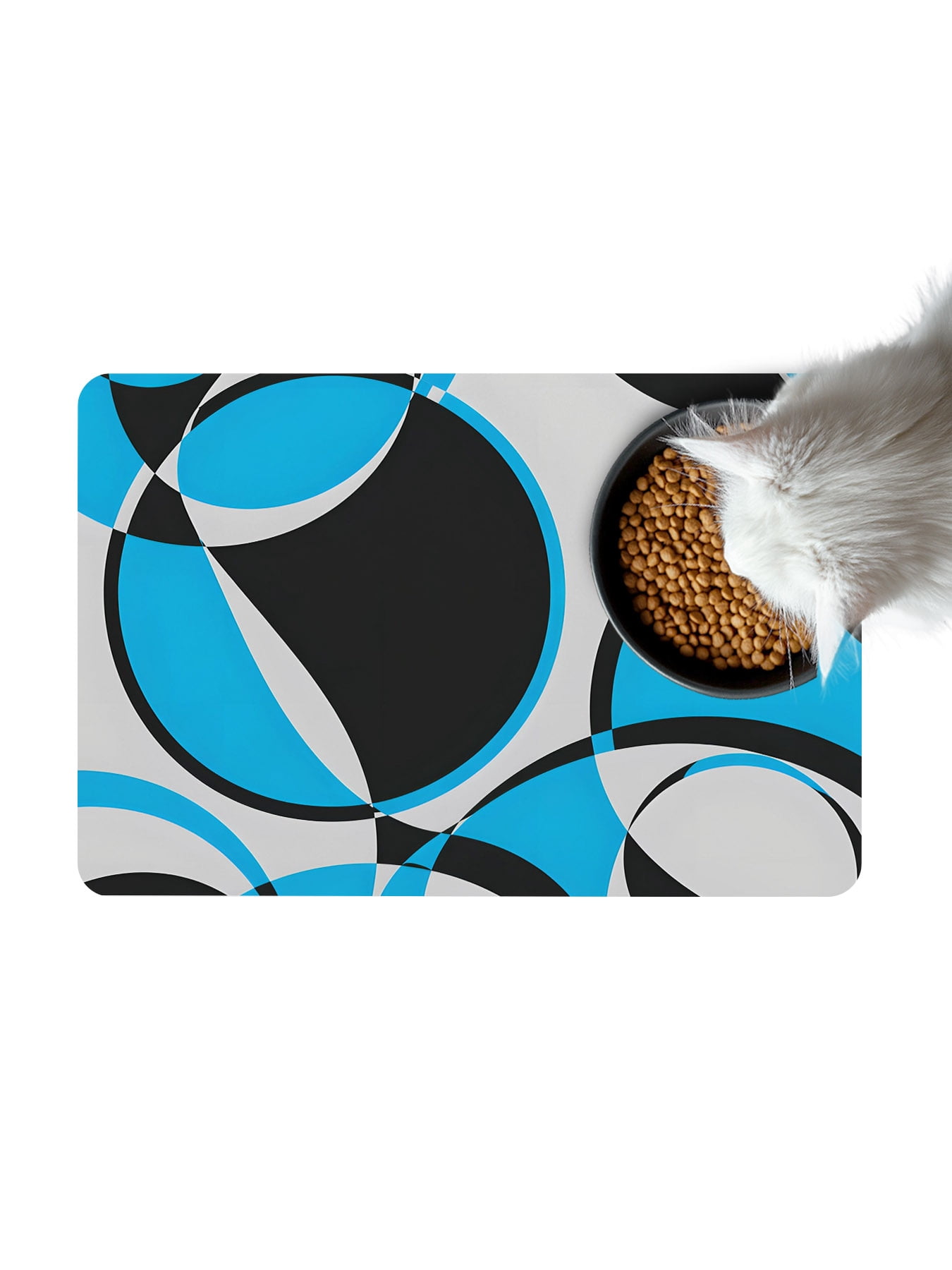 Blue Black Doormat Non Slip Diatomaceous Earth Door Mat Absorbent Quick ...