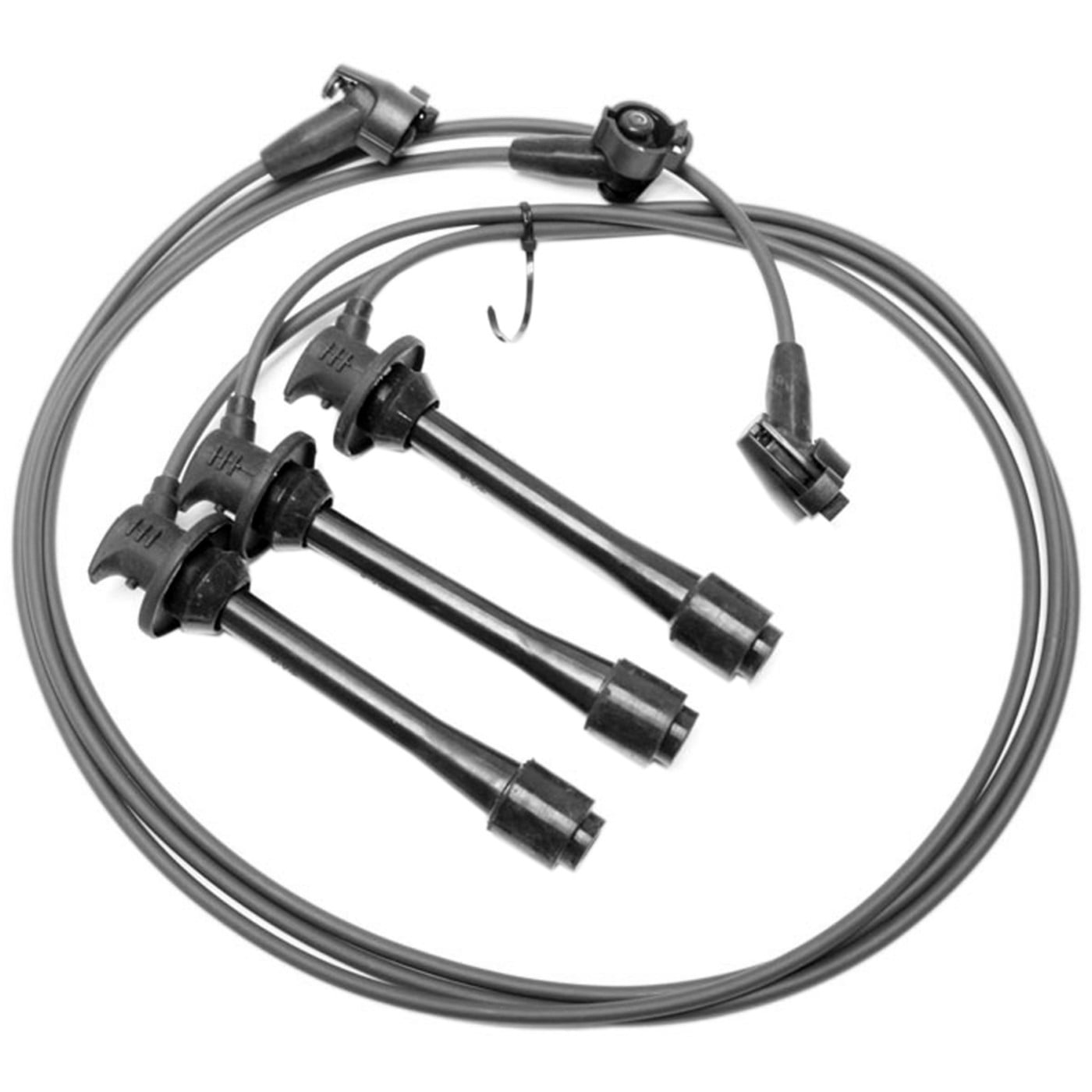 Blue/Black Finish for Spark Plug Wires Set of 3 for Toyota for Tacoma, for 4Runner, for Tundra ...