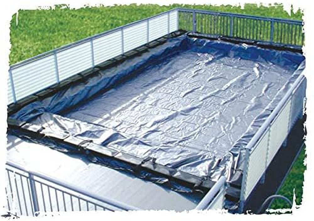 Blue/Black Rectangle Winter Cover | for use with Kayak or Fanta-Sea ...