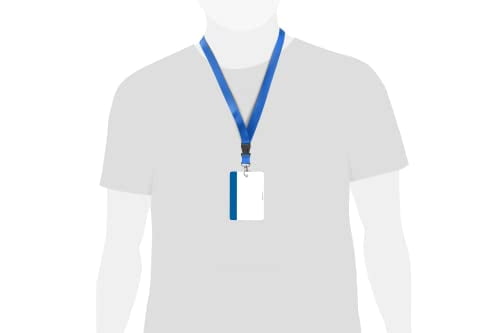 Blue Blank Bag Tags - 50 Pack - 4.25" x 3" - Luggage Tags - Student ...