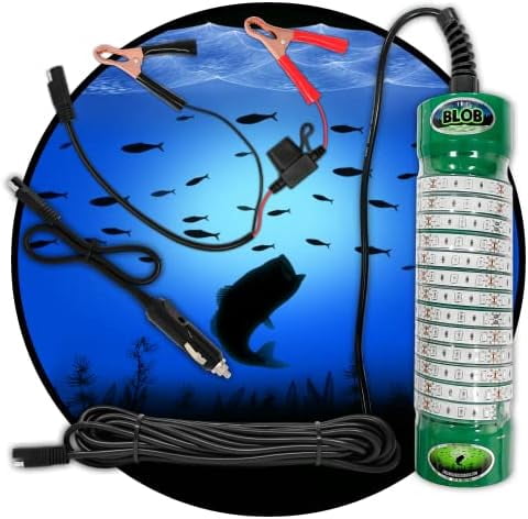 Blue Blob 7500 Lumens Underwater Fishing LED Light 12 Volt with QD ...
