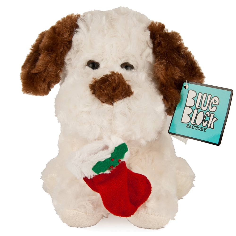 Blue Block Cute Soft Plush Doggie Toy for Kids Ages 3+ (Combo Set ...