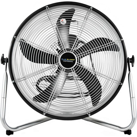 Blue Blower 20 Inch 4800 CFM, 3 Speed, Adjustable Tilt, High Velocity ...