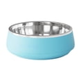 Blue Blue 304 Stainless Steel Slow Feeder Bowl For Small Medium Dogs ...
