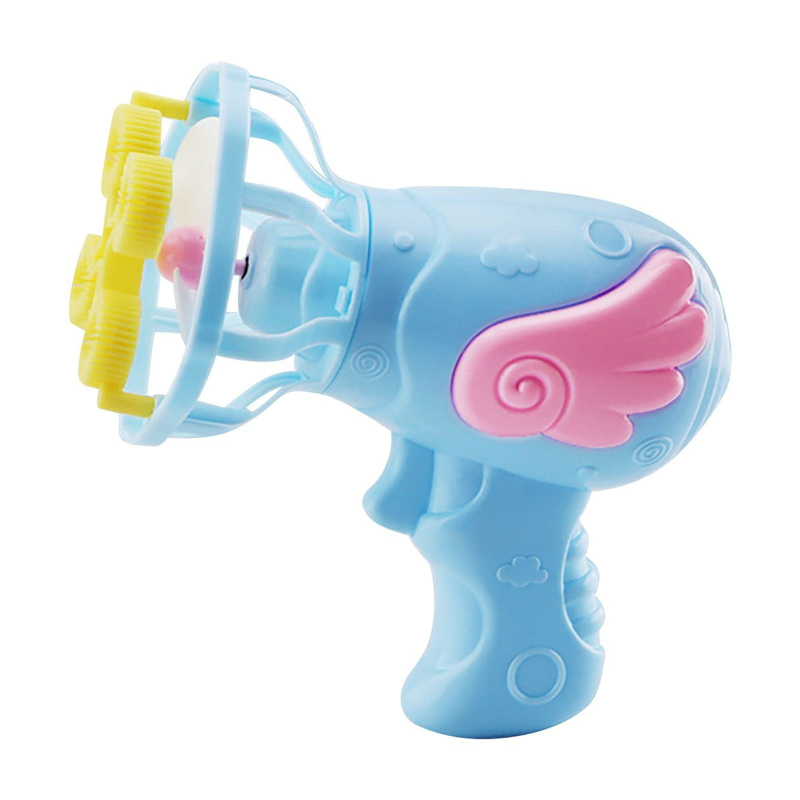 Blue Blue Angel Bubble Blower Fan Toy Automatic Machine For Kids ...