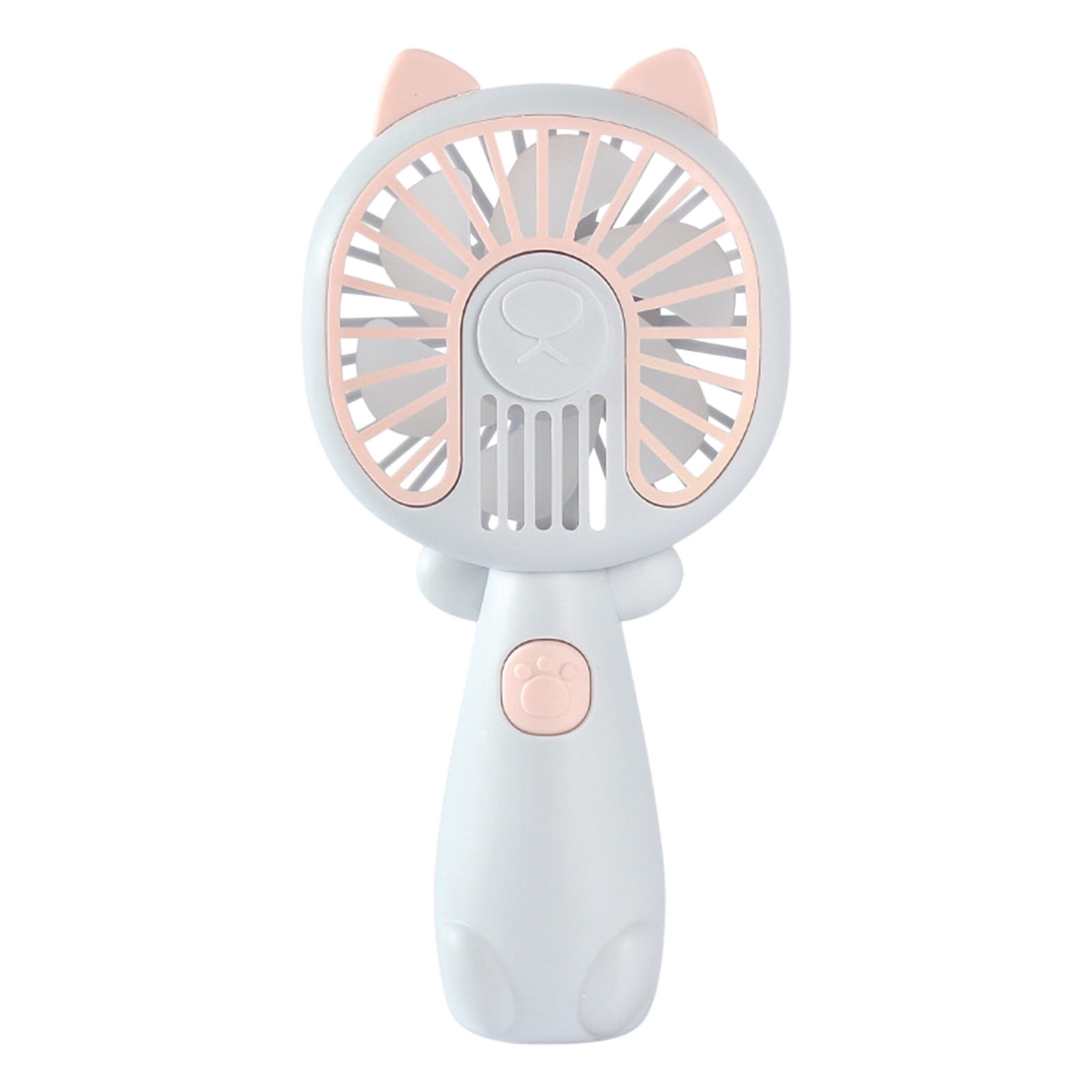 Blue Blue Animal Shaped Handheld Fan Usb C Rechargeable Battery ...
