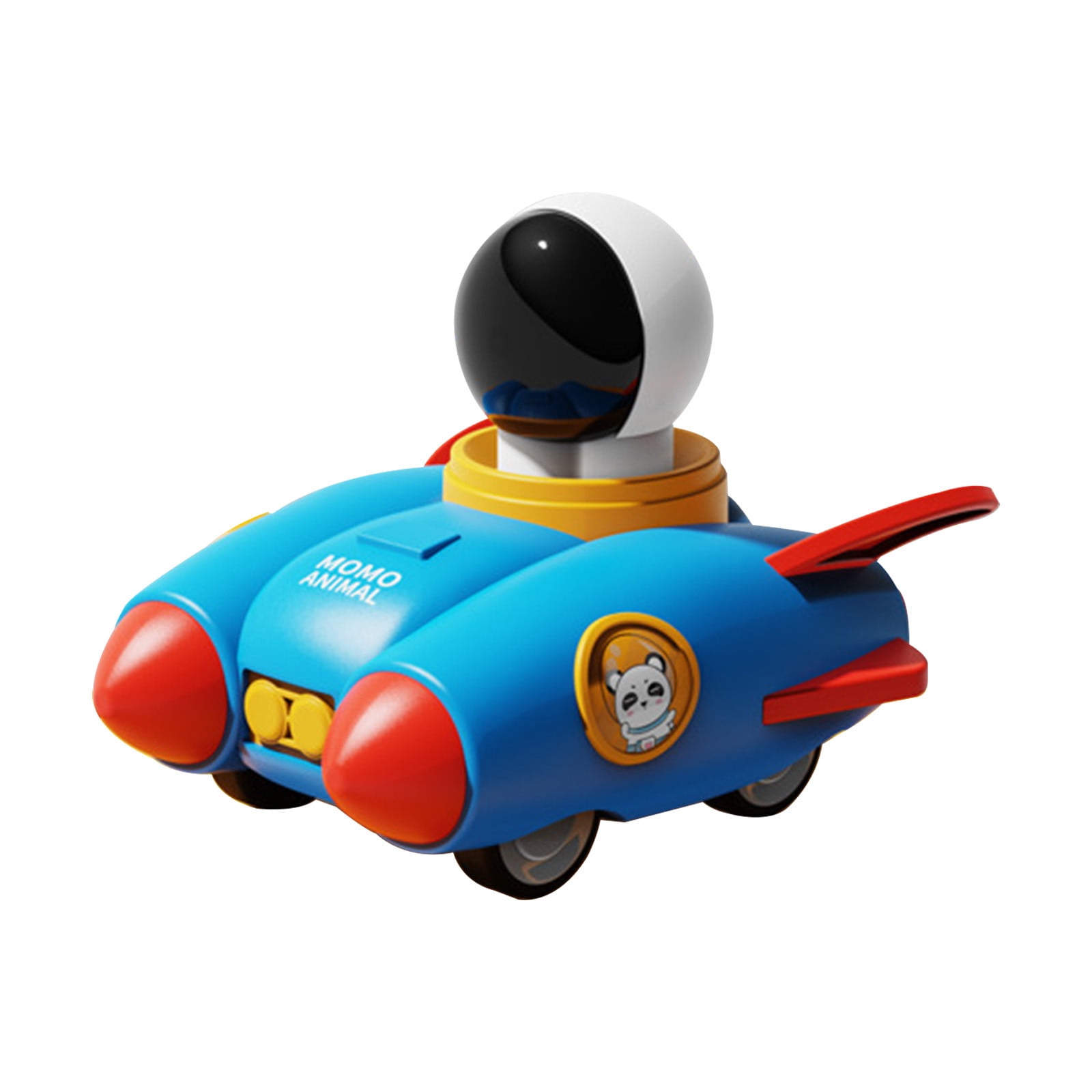 Blue Blue Astronaut Pull Back Toy Car Space Exploration Vehicle Press ...