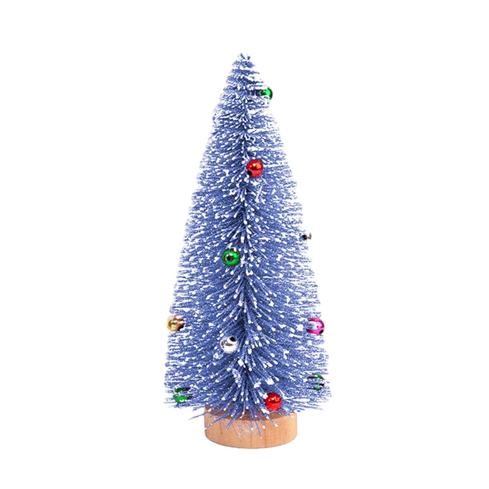 Blue Blue Christmas Tree Desktop Decoration Crafted From Plastic With ...