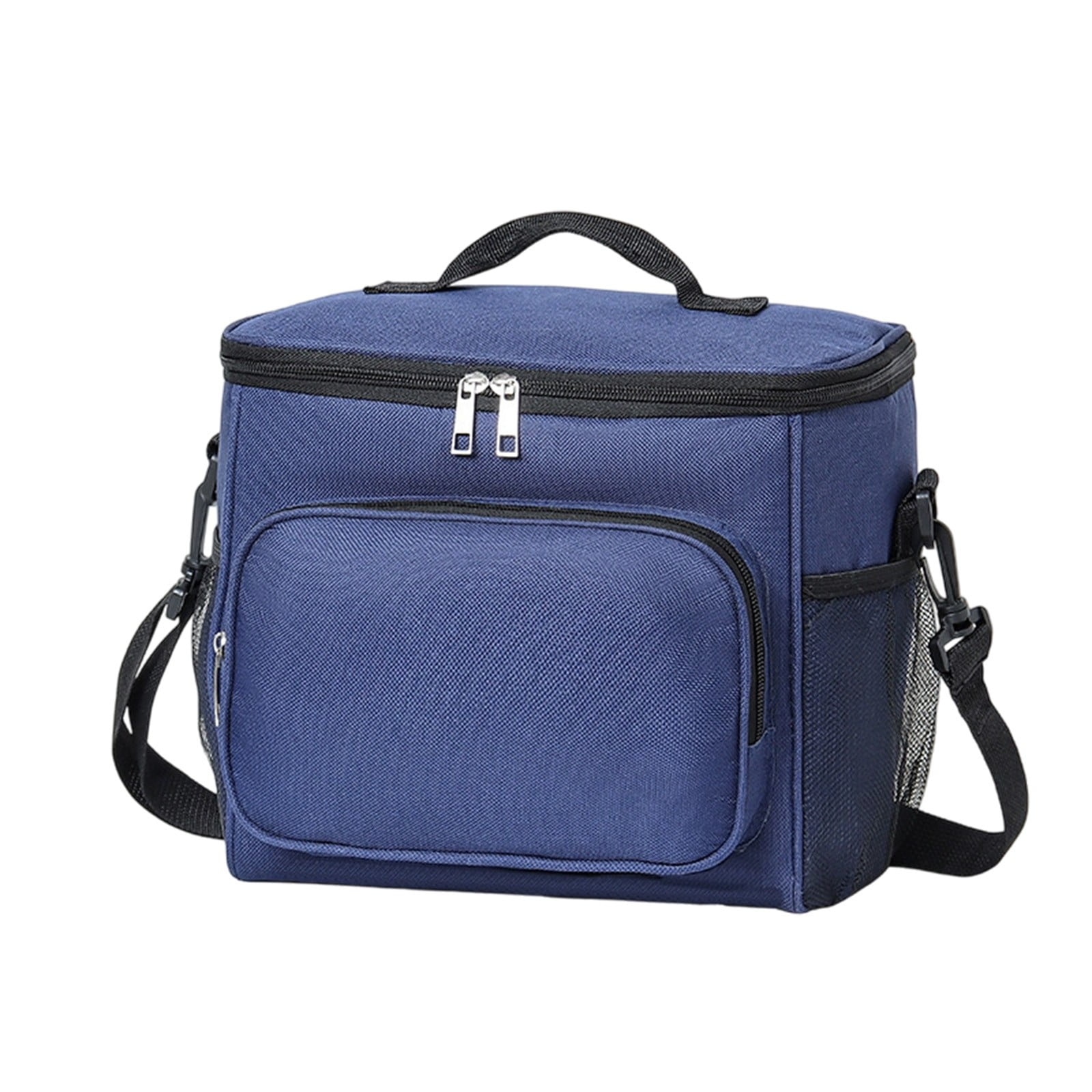 Blue Blue Large Capacity Insulated Lunch Bag For Work School Thickened ...