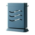 Blue Blue Multifunctional Kitchen Knife Rack With Hooks And Drainage ...