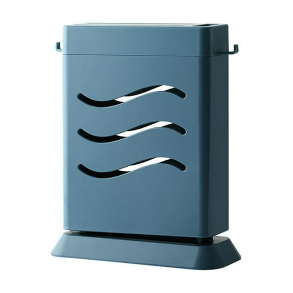 Blue Blue Multifunctional Kitchen Knife Rack With Hooks And Drainage ...