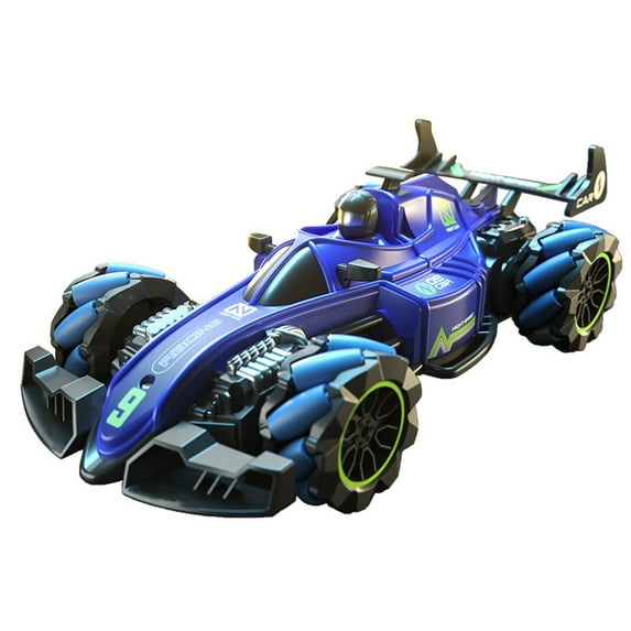 Blue Blue Rc Car 1:18 Scale Four Wheel Drive 2.4Ghz Spray Racing ...