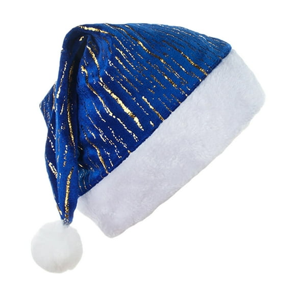 Blue Santa Hats for Christmas and Holiday Parties - Wide Selection