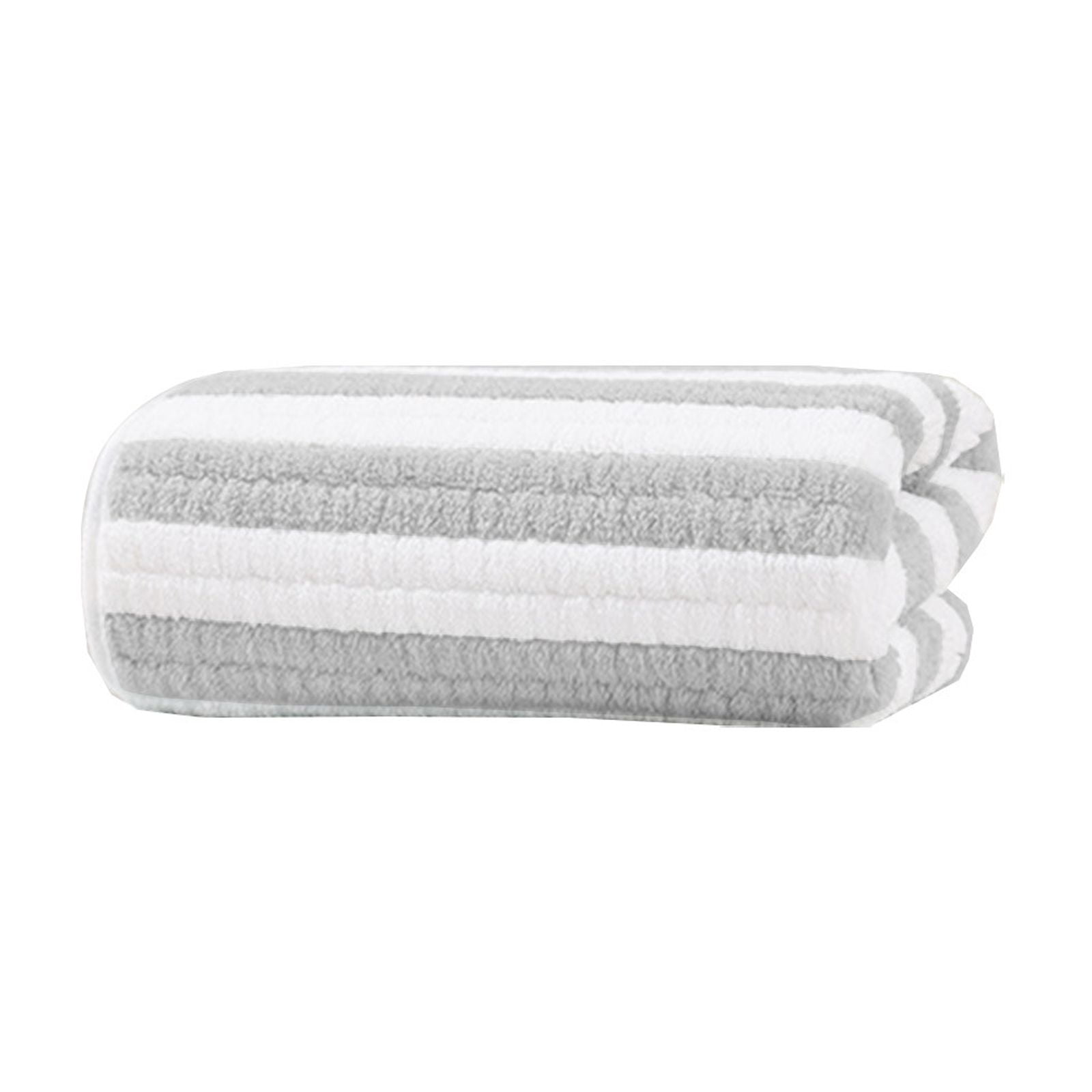 Blue Blue Velvet Flannel Towel Corn Striped Pattern Absorbent Drying ...