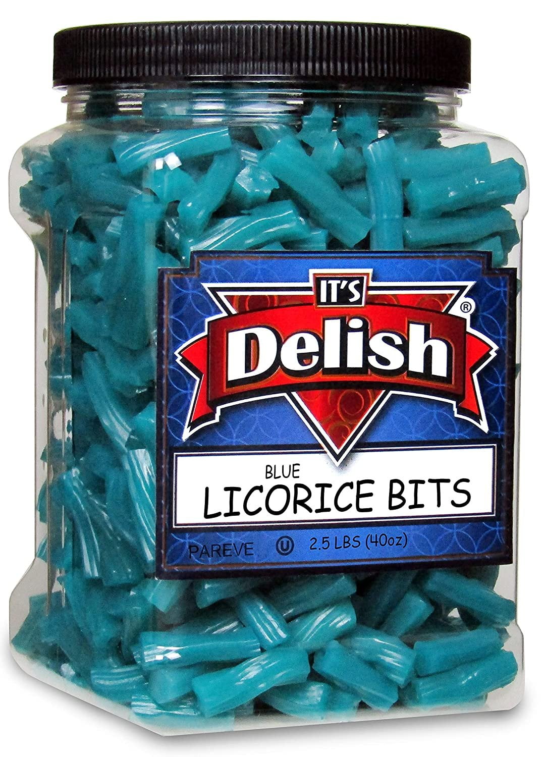 Blue Blueberry Licorice Bits by Its Delish, 2.5 LBS 40 Oz Jumbo ...