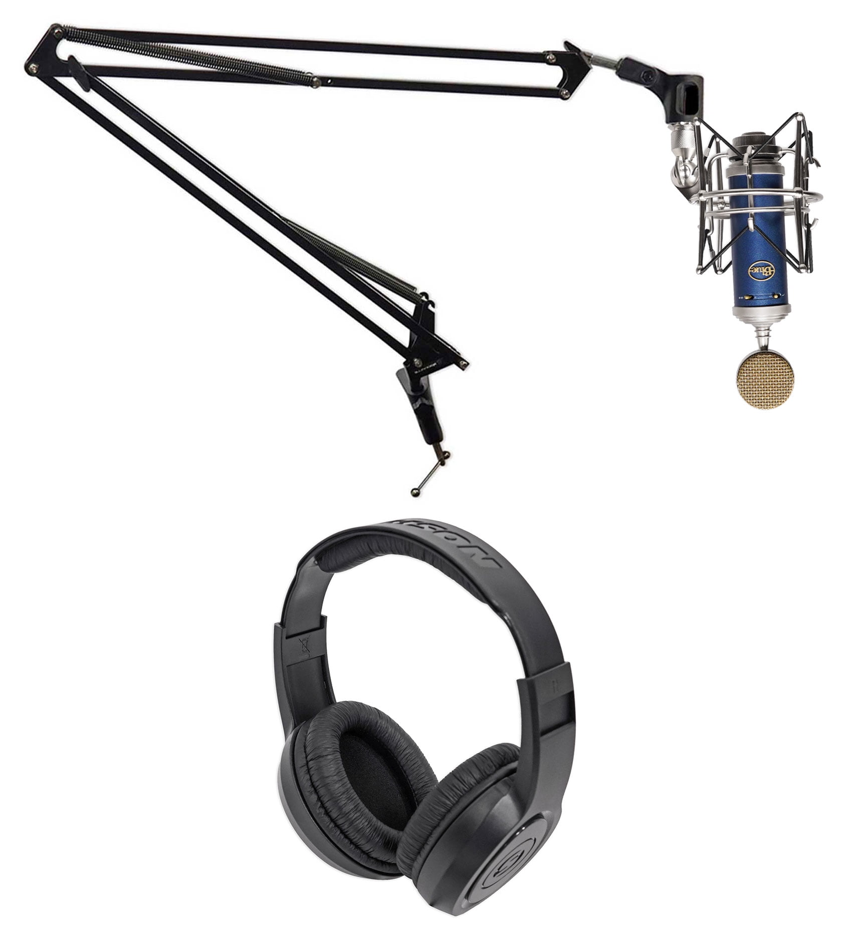 Blue Bluebird SL Studio Condenser Recording Microphone Mic+Headphones ...