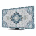 Blue Boho TV Cover for 24 Inch Screen,Stretch Fabric Dustproof TV ...
