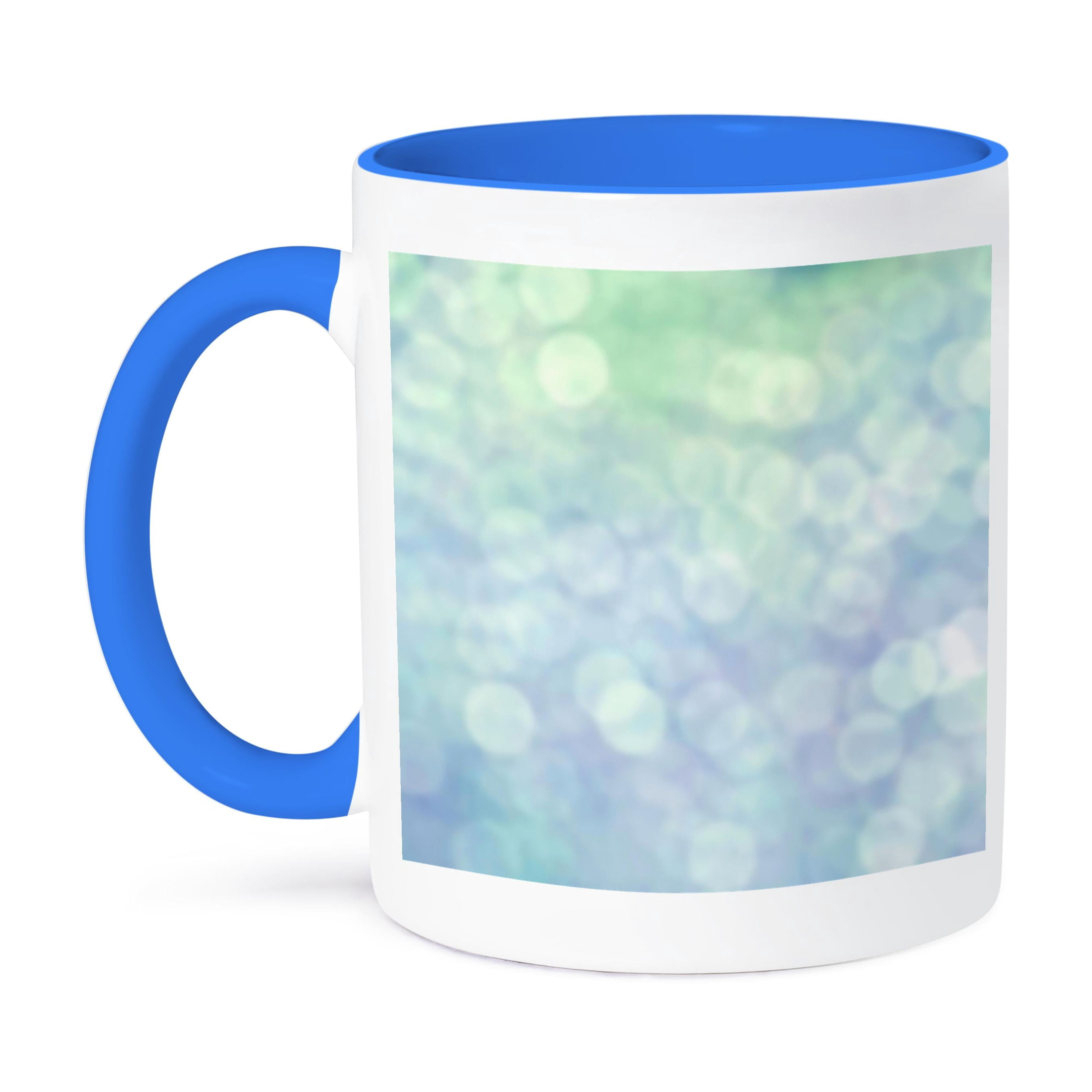 3dRose, Blue bokeh - blurry magical photography texture pretty girly ...