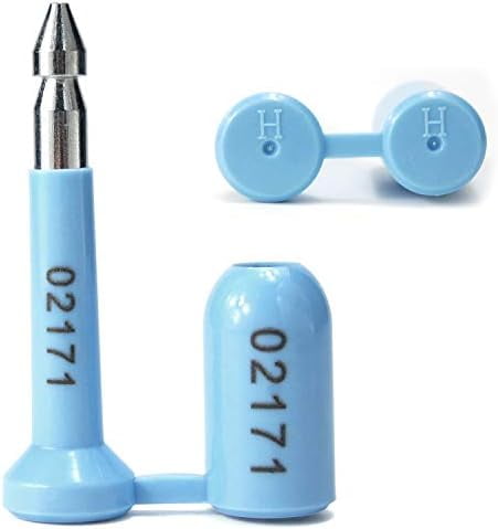 Blue Bolt Seals High Security Container Seal Numbered Tamper Evident ...