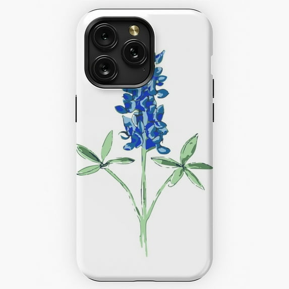 Blue Bonnet Flower Texas Sticker Design iPhone Case 17 11 12 13 14 15 ...
