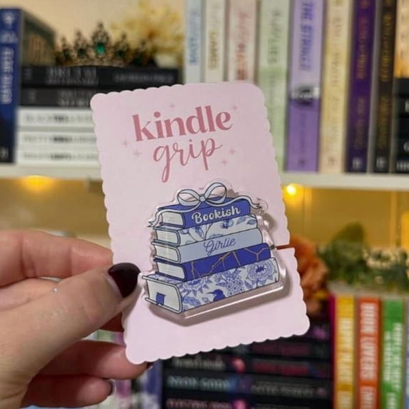 Blue Bookish Grip Holder Phone Holder Accessories Bookish Gift ...