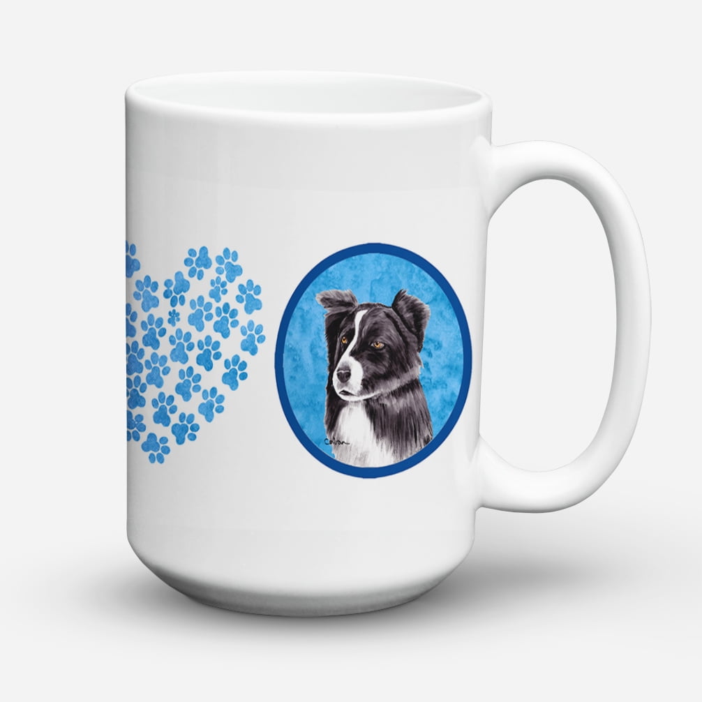 Blue Border Collie Coffee Mug 15 oz - Walmart.com