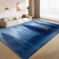 Blue Botanical Area Rugs, Blue Tree Botanical Illustration Carpet ...
