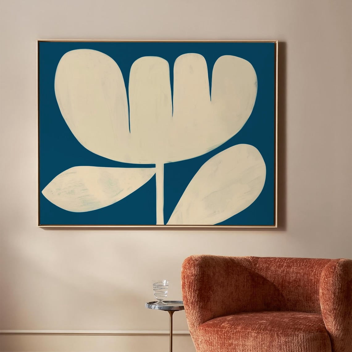 Blue Botanical Wall Art, Unframed Canvas - Walmart.com