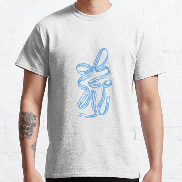 Blue Bow Aesthetic Coquette Classic T-shirt - Walmart.com