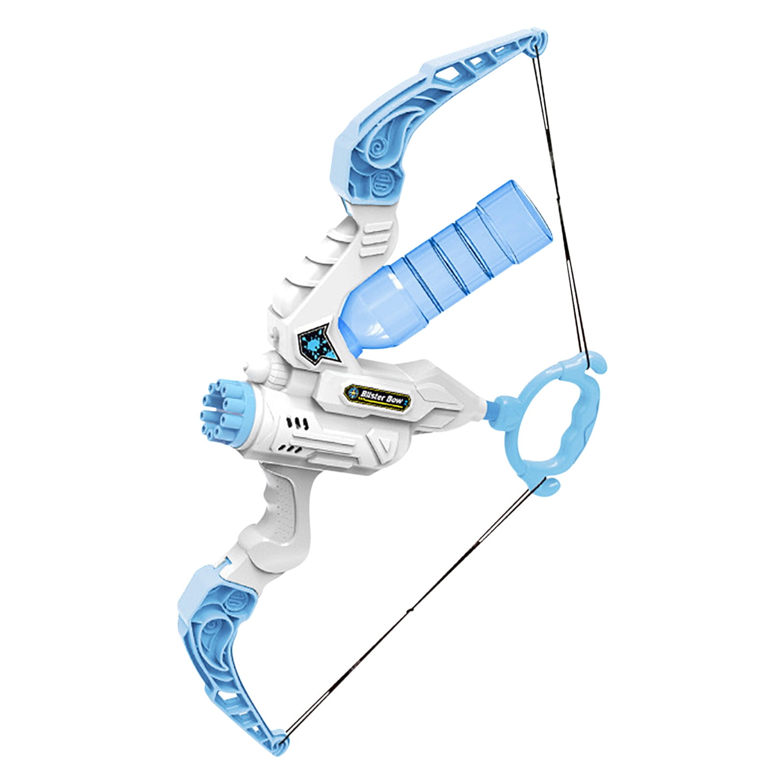 Blue Bow Arrow Water Shooter And Bubble Blower Combo Toy 2 In 1 Outdoor ...