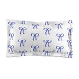 Blue Bow Microfiber Pillow Sham - Walmart.com