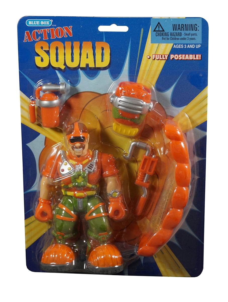 Blue Box Action Squad Smoke Jumper Figure - Walmart.com