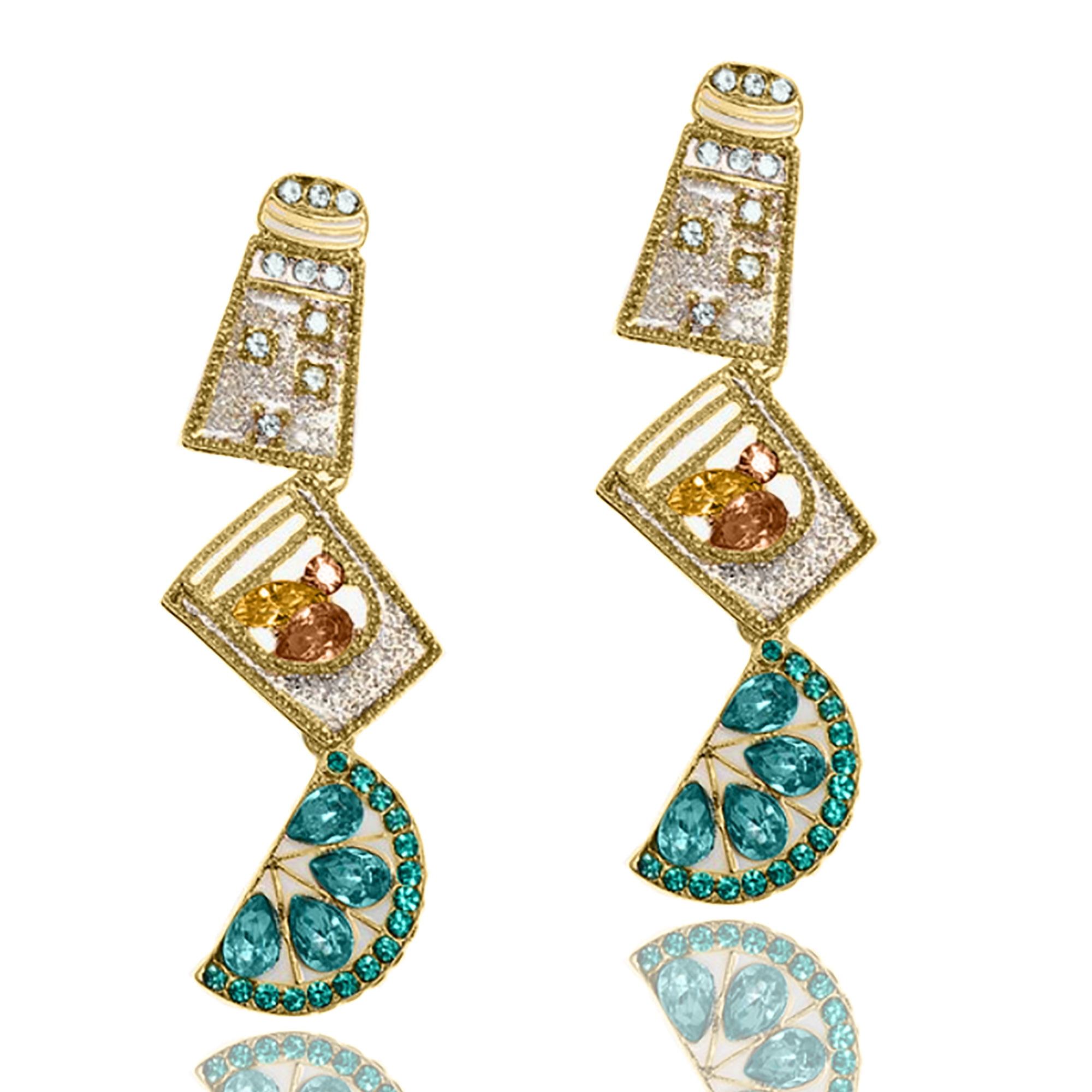 Blue Box Boutique Inc Tequila Shots Dangle Earrings for Women, Teens ...