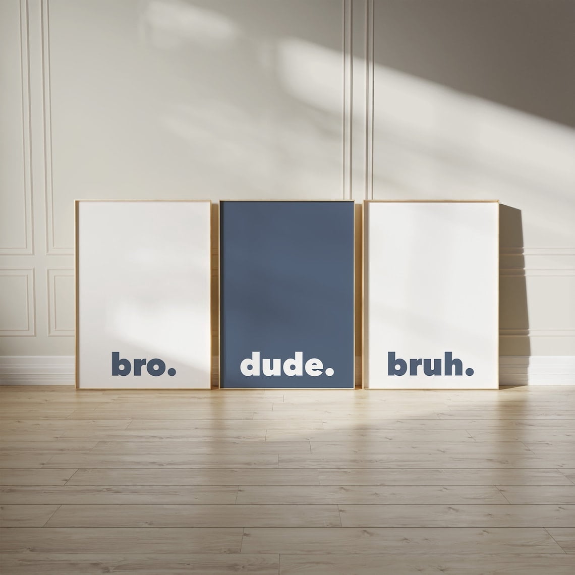 Blue Boys Room Bro Dude Bruh Brothers Sign For Postern Decor Or Gamer ...