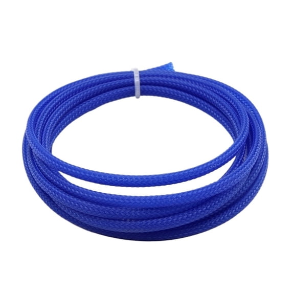 Blue Braid Sleeves High Density Wrap Sheath For Electric Cables ...