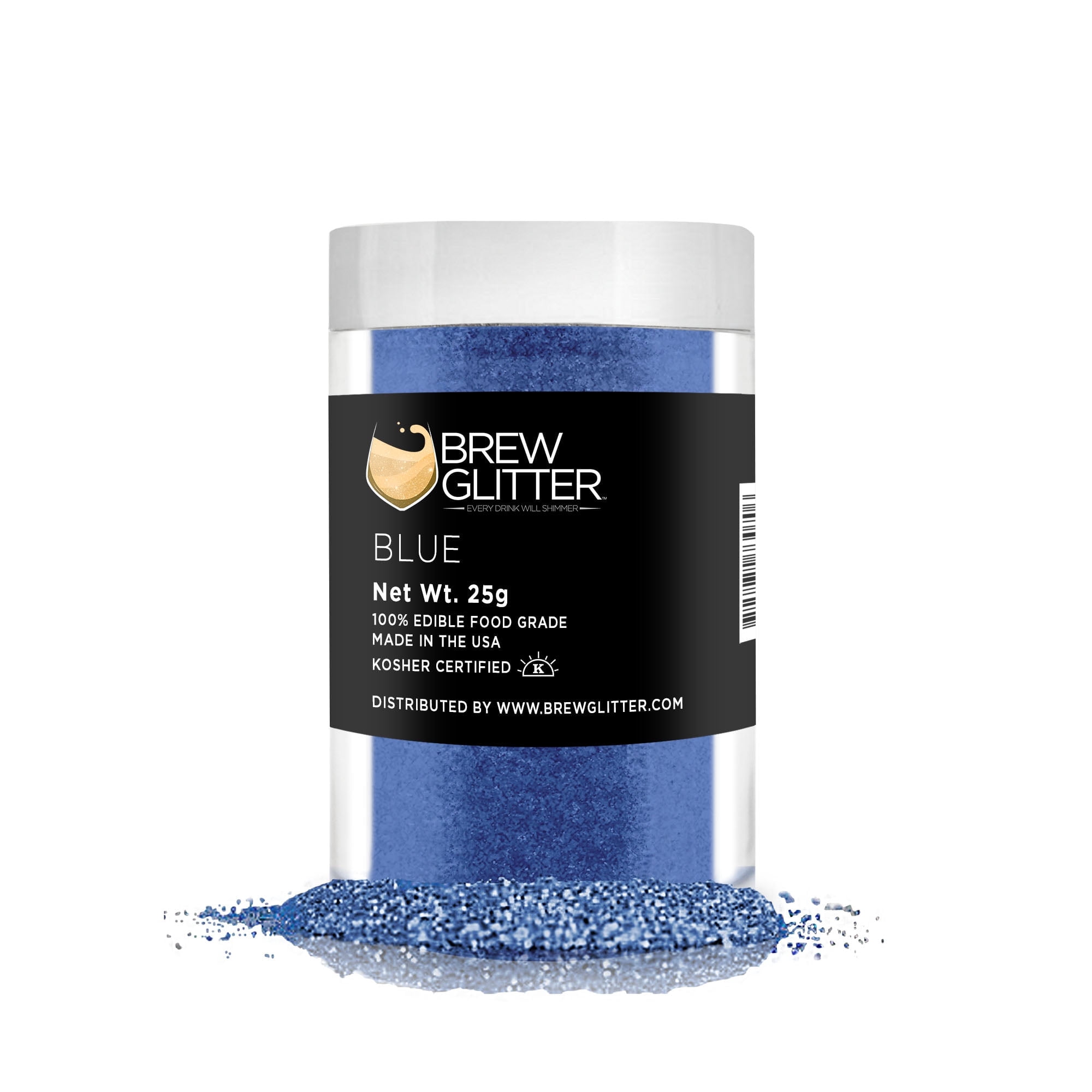 Brew Glitter - Blue Edible Drink Glitter - Bold Sparkle, Beverage-Safe ...