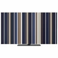 Blue and Brown Geometric Stripe Pattern TV Dust Cover, Stretchable TV ...