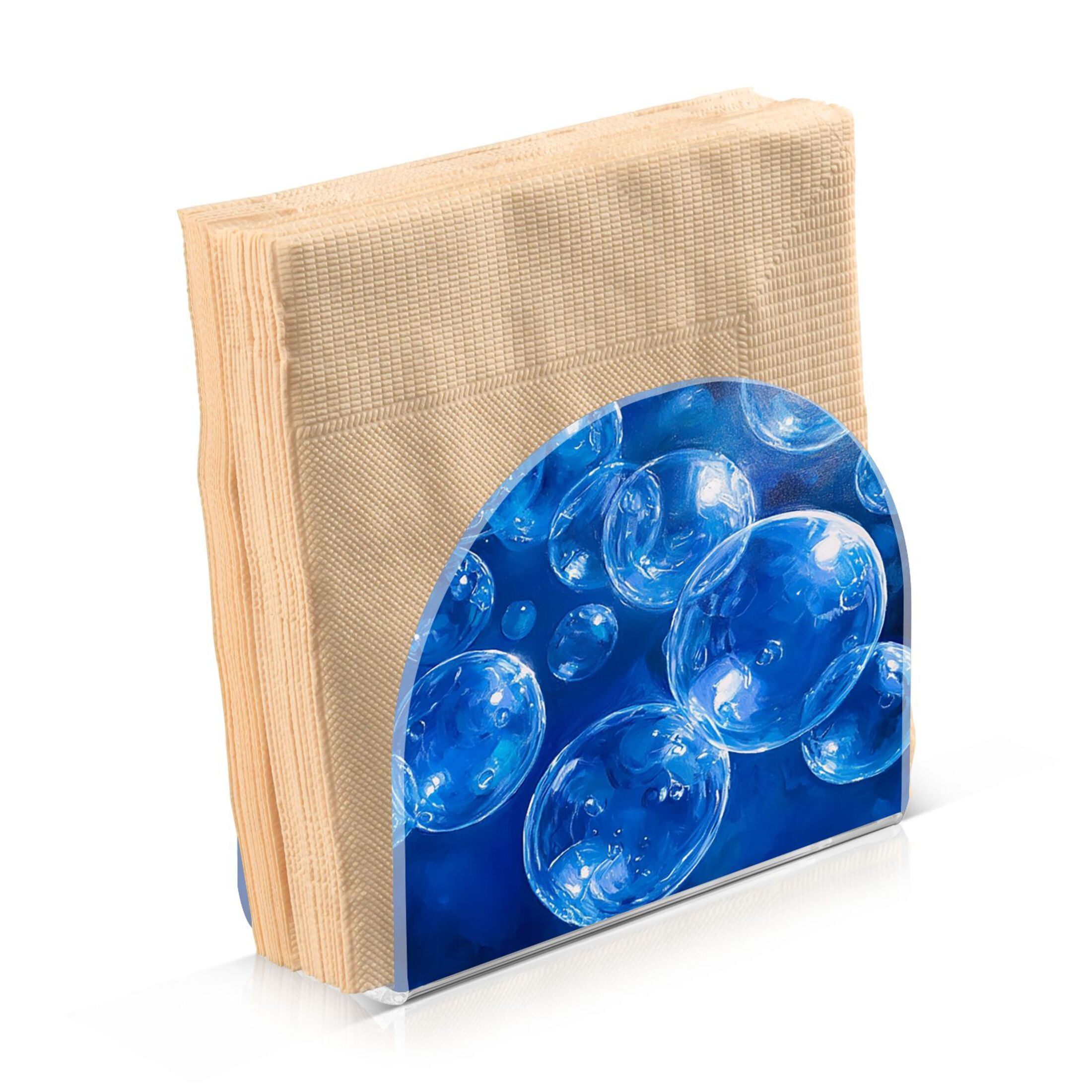 Blue Bubbles Napkin Holders for Tables Napkin Stand Paper Holder Organizer Tabletop Tissue Box ...